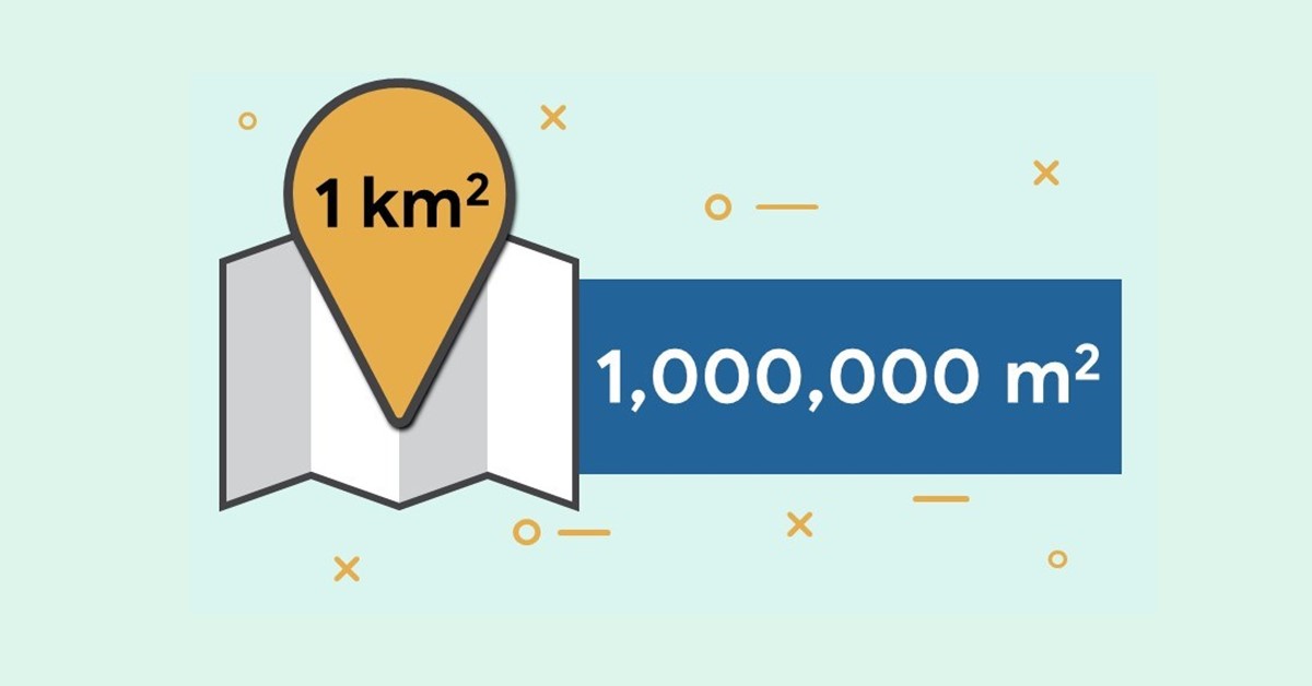 1km2 B ng Bao Nhi u M2 Ha Cm2 Dm2 S o Quy i 1km2 V C c n V 