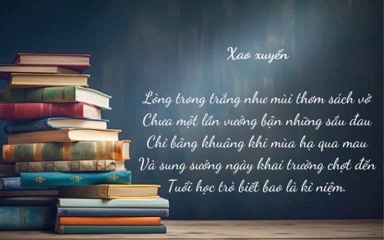 40+ bài thơ về tuổi học trò tinh nghịch hồn nhiên hay nhất